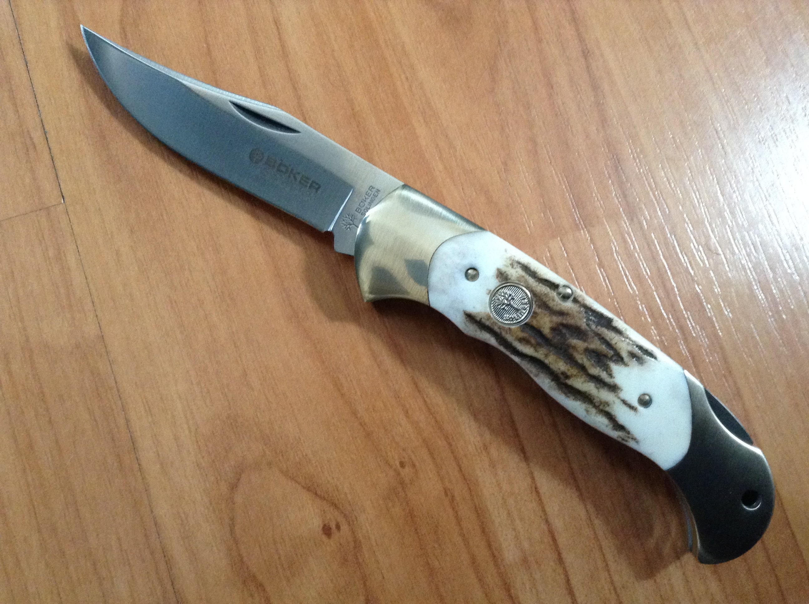 Navaja Boker en cuerno de venado 112004ST - Navajas y Cuchillos